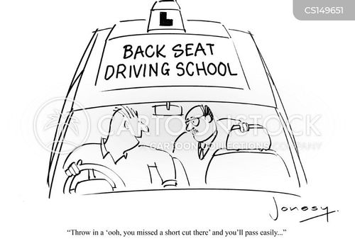 Driving Instructor Cartoons and Comics - funny pictures from CartoonStock