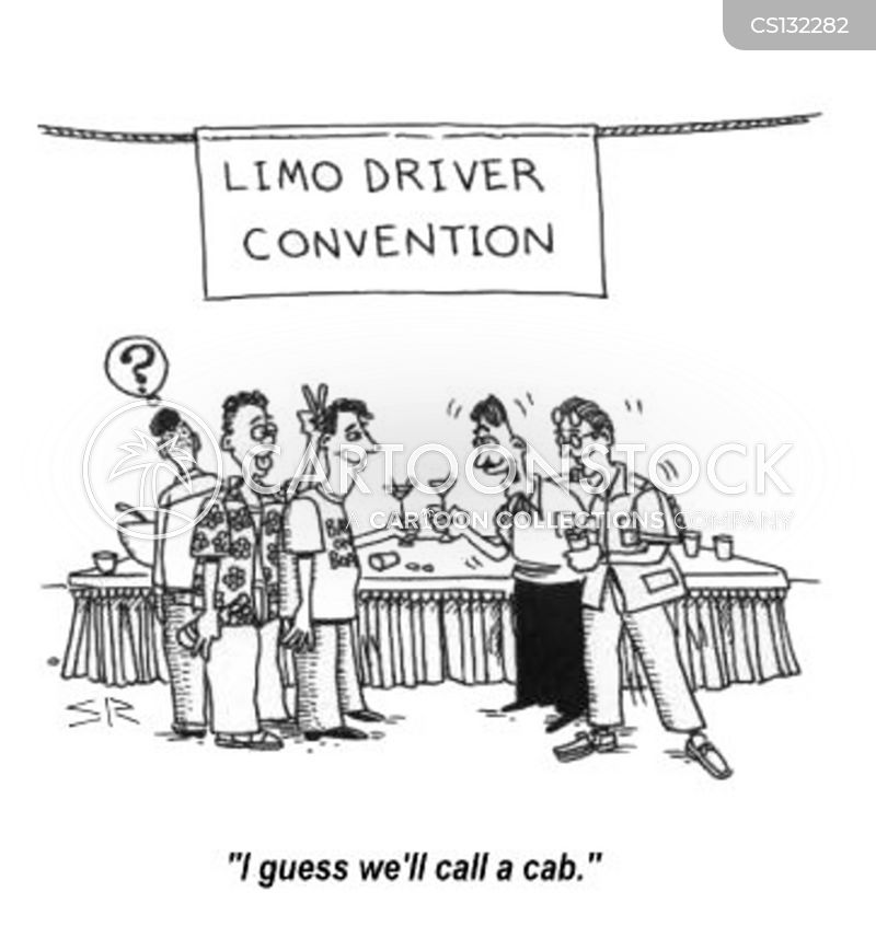 Limo Drivers Cartoons and Comics - funny pictures from CartoonStock