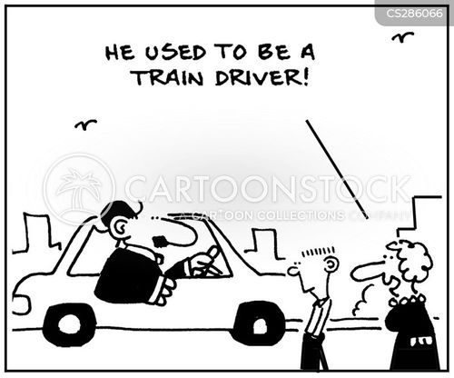 Train Driver Cartoons and Comics - funny pictures from CartoonStock