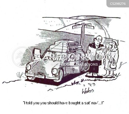 Satellite Mapping Cartoons and Comics - funny pictures from CartoonStock