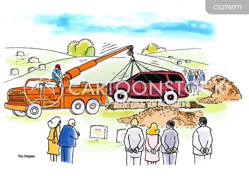 Died As He Lived Cartoons and Comics - funny pictures from CartoonStock