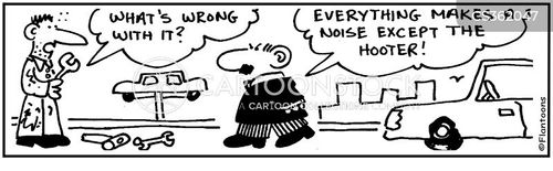 Car Noise Cartoons and Comics - funny pictures from CartoonStock