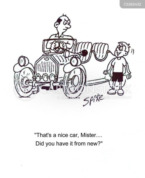 Classic Car Cartoons and Comics - funny pictures from CartoonStock