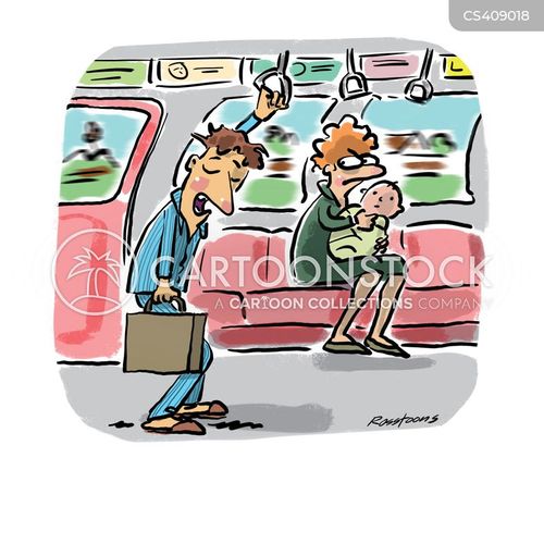 Commuter Fatigue Cartoons and Comics - funny pictures from CartoonStock