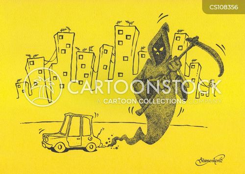 Polluted Cities Cartoons and Comics - funny pictures from CartoonStock