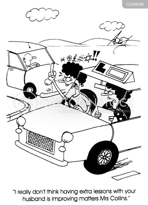 Woman Driver Cartoons and Comics - funny pictures from CartoonStock