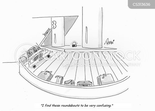Luggage Carousel Cartoons and Comics - funny pictures from CartoonStock
