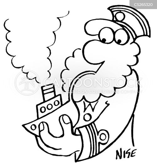 Ship's Captain Cartoons and Comics - funny pictures from CartoonStock