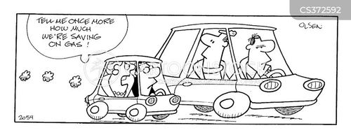 Saving On Gas Cartoons and Comics - funny pictures from CartoonStock