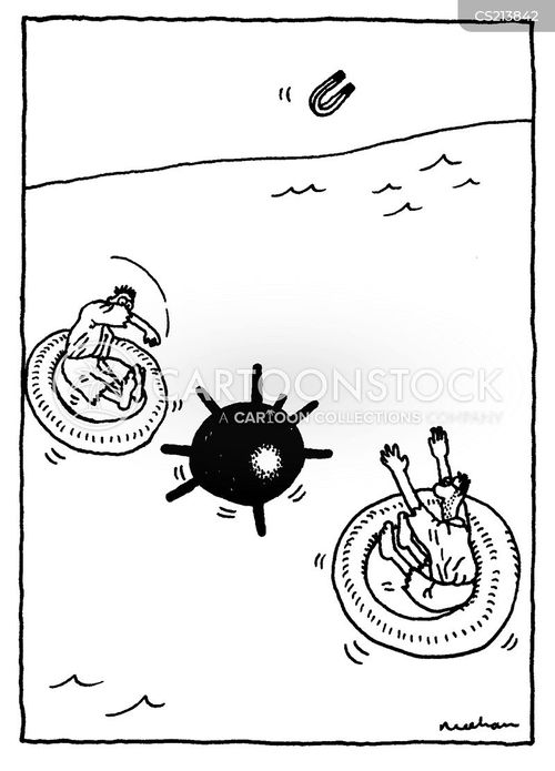 Open Sea Raft Cartoons and Comics - funny pictures from CartoonStock
