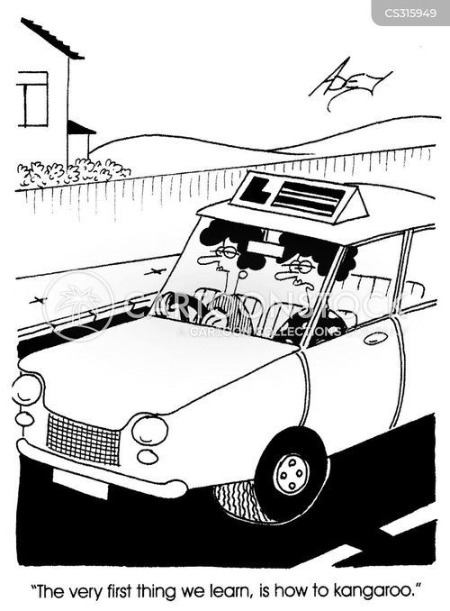 Learner Driving Cartoons and Comics - funny pictures from CartoonStock