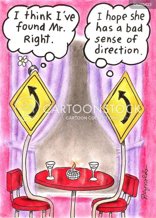 Turn Right Cartoons and Comics - funny pictures from CartoonStock