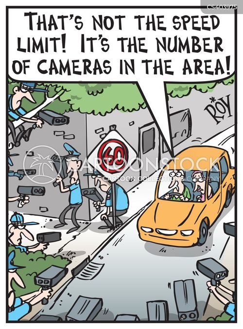 Speed Camera Cartoons and Comics - funny pictures from CartoonStock
