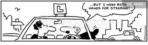 Steering Cartoons and Comics - funny pictures from CartoonStock