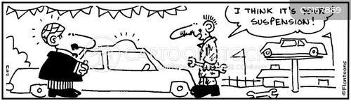 Suspension System Cartoons and Comics - funny pictures from CartoonStock