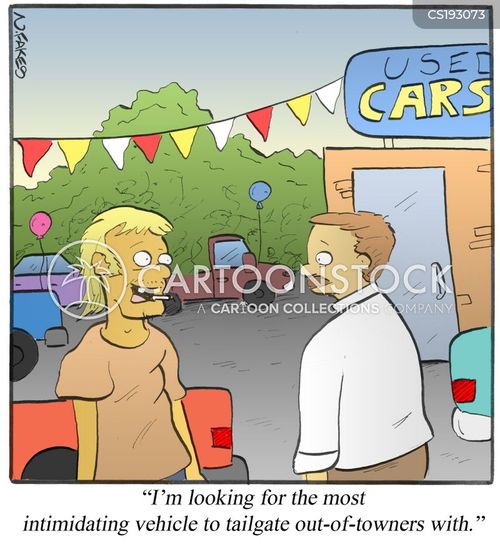Tailgate Cartoons and Comics - funny pictures from CartoonStock