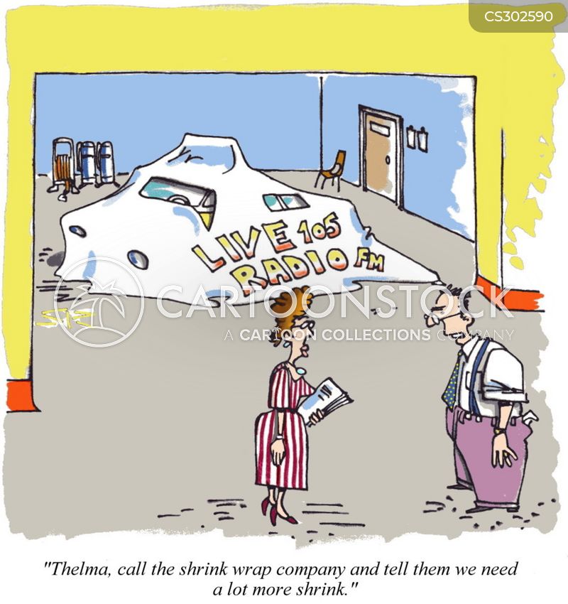 Shrink Wrap Cartoons and Comics - funny pictures from CartoonStock