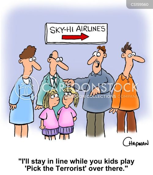 Anti-terrorism Cartoons and Comics - funny pictures from CartoonStock