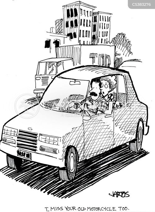 Motorcycle Passenger Cartoons and Comics - funny pictures from CartoonStock