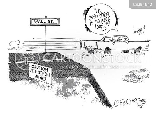 Stock Crashes Cartoons and Comics - funny pictures from CartoonStock