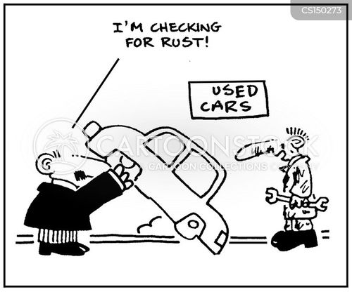 Rusted Cartoons and Comics - funny pictures from CartoonStock