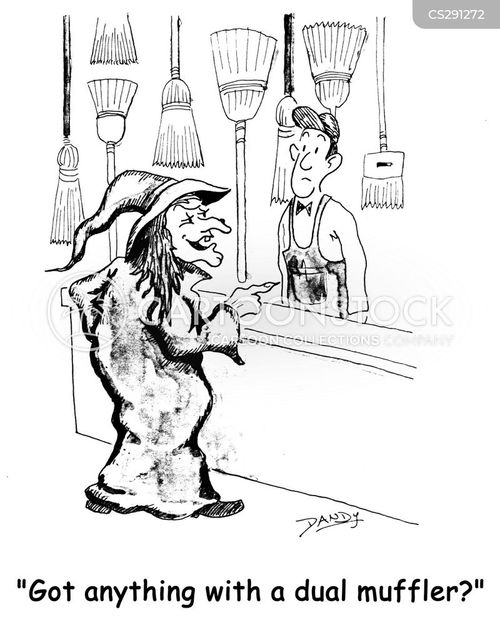 Muffler Cartoons and Comics - funny pictures from CartoonStock