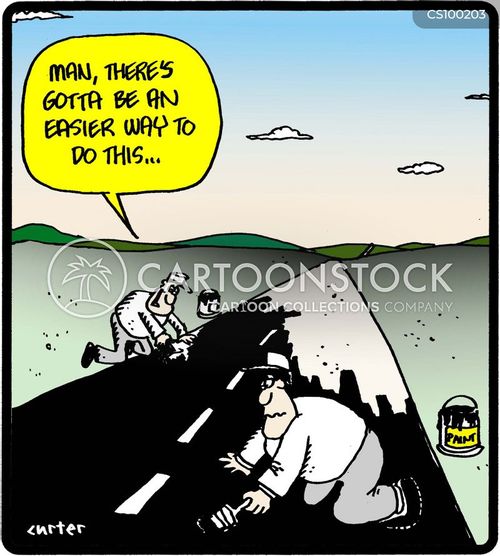 Road Workers Cartoons and Comics - funny pictures from CartoonStock
