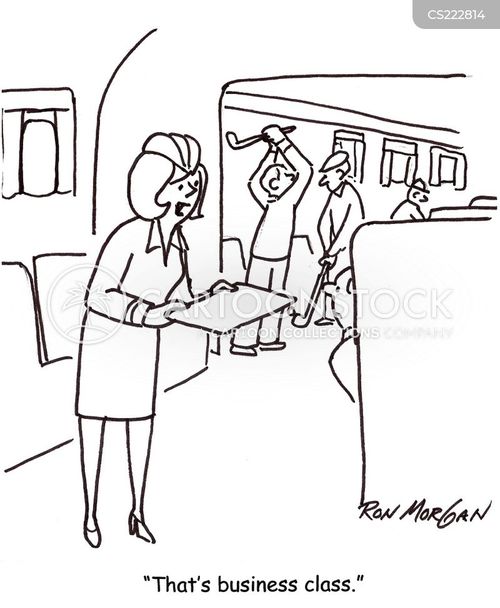 Business Classes Cartoons and Comics - funny pictures from CartoonStock
