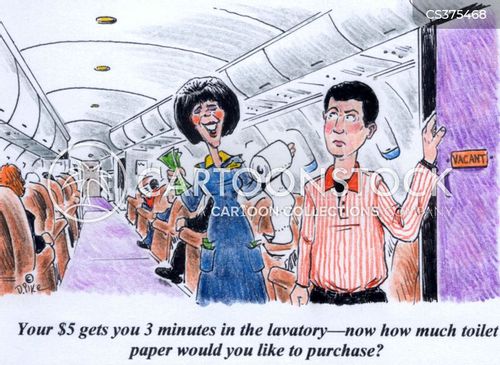 Airline Amenities Cartoons and Comics - funny pictures from CartoonStock