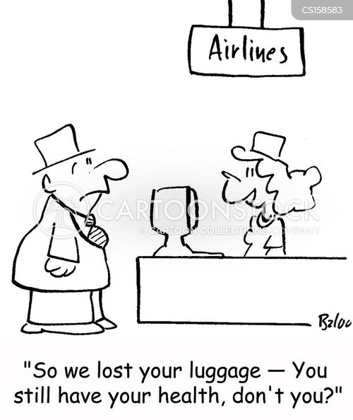 Lost Bags Cartoons and Comics - funny pictures from CartoonStock