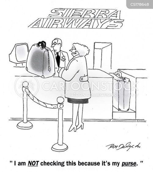 Check-in Cartoons and Comics - funny pictures from CartoonStock