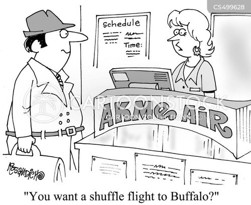 Shuffle Flight Cartoons and Comics - funny pictures from CartoonStock