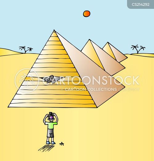 Pyramids Of Giza Cartoons and Comics - funny pictures from CartoonStock