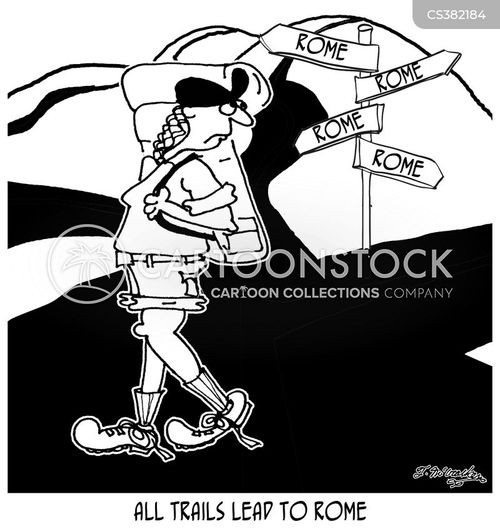 All Roads Lead To Rome Cartoons and Comics - funny pictures from ...