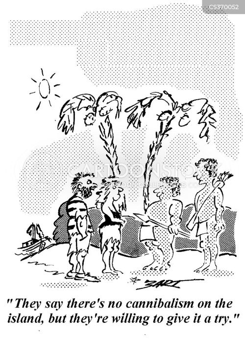Cannibalism Cartoons and Comics - funny pictures from CartoonStock