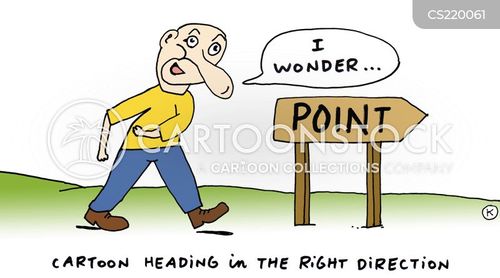 Right Direction Cartoons and Comics - funny pictures from CartoonStock
