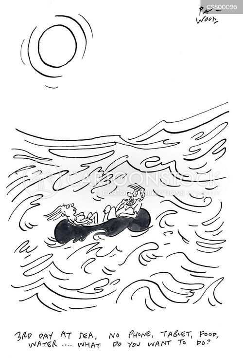 Life Raft Cartoons and Comics - funny pictures from CartoonStock