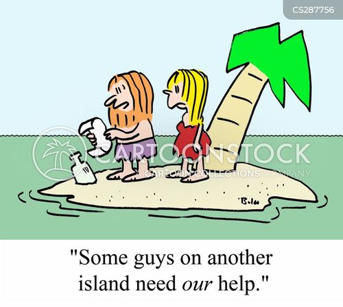 Rescue Message Cartoons and Comics - funny pictures from CartoonStock