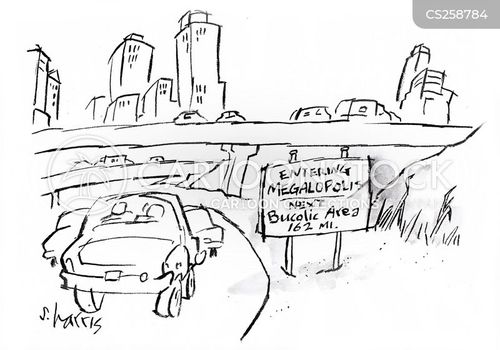 Urban Area Cartoons and Comics - funny pictures from CartoonStock