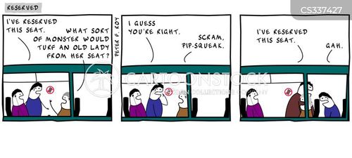 Commuting Etiquette Cartoons and Comics - funny pictures from CartoonStock