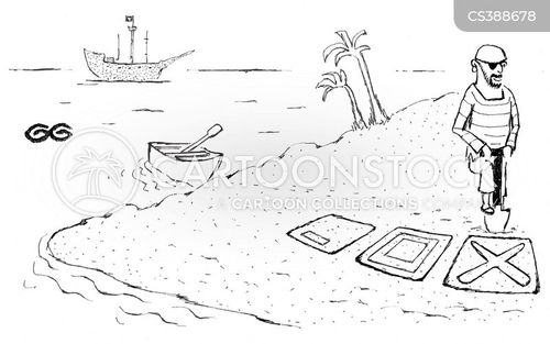 Treasure Hunt Cartoons and Comics - funny pictures from CartoonStock