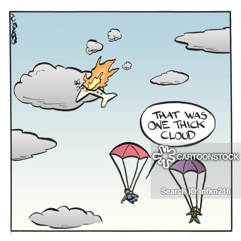 Cloud Density Cartoons and Comics - funny pictures from CartoonStock
