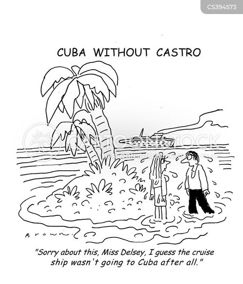 Tourism In Cuba Cartoons and Comics - funny pictures from CartoonStock
