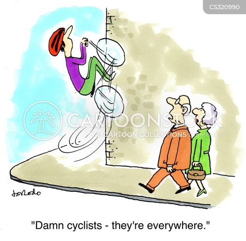 Cycling Controversy Cartoons and Comics - funny pictures from CartoonStock
