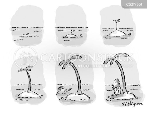 Washed Away Cartoons and Comics - funny pictures from CartoonStock