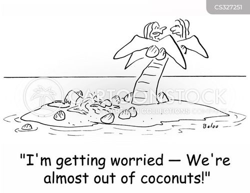 Falling Coconut Cartoons and Comics - funny pictures from CartoonStock