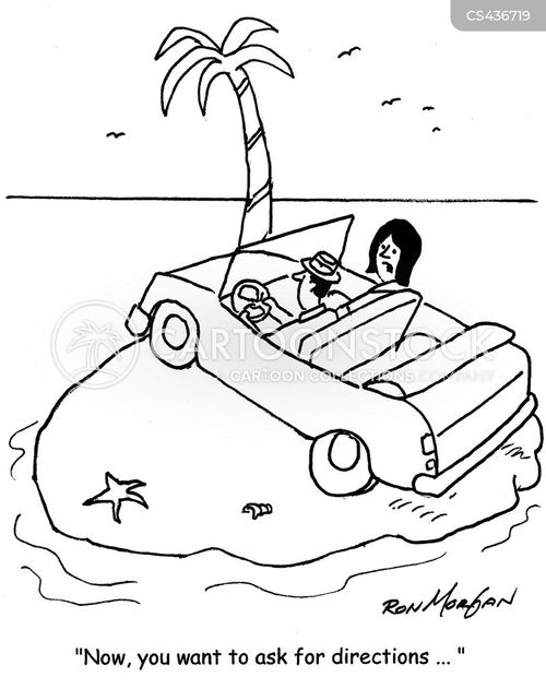 Asking Directions Cartoons and Comics - funny pictures from CartoonStock
