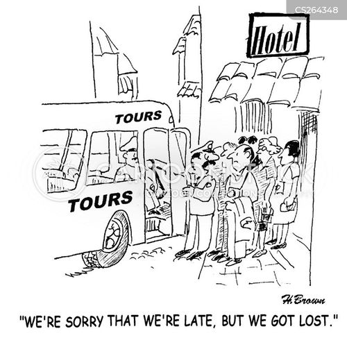 Tour Buses Cartoons and Comics - funny pictures from CartoonStock