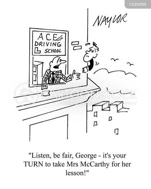 Old People Driving Cartoons and Comics - funny pictures from CartoonStock