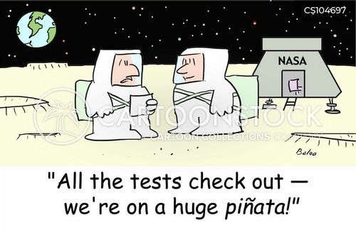 Landing Modules Cartoons and Comics - funny pictures from CartoonStock